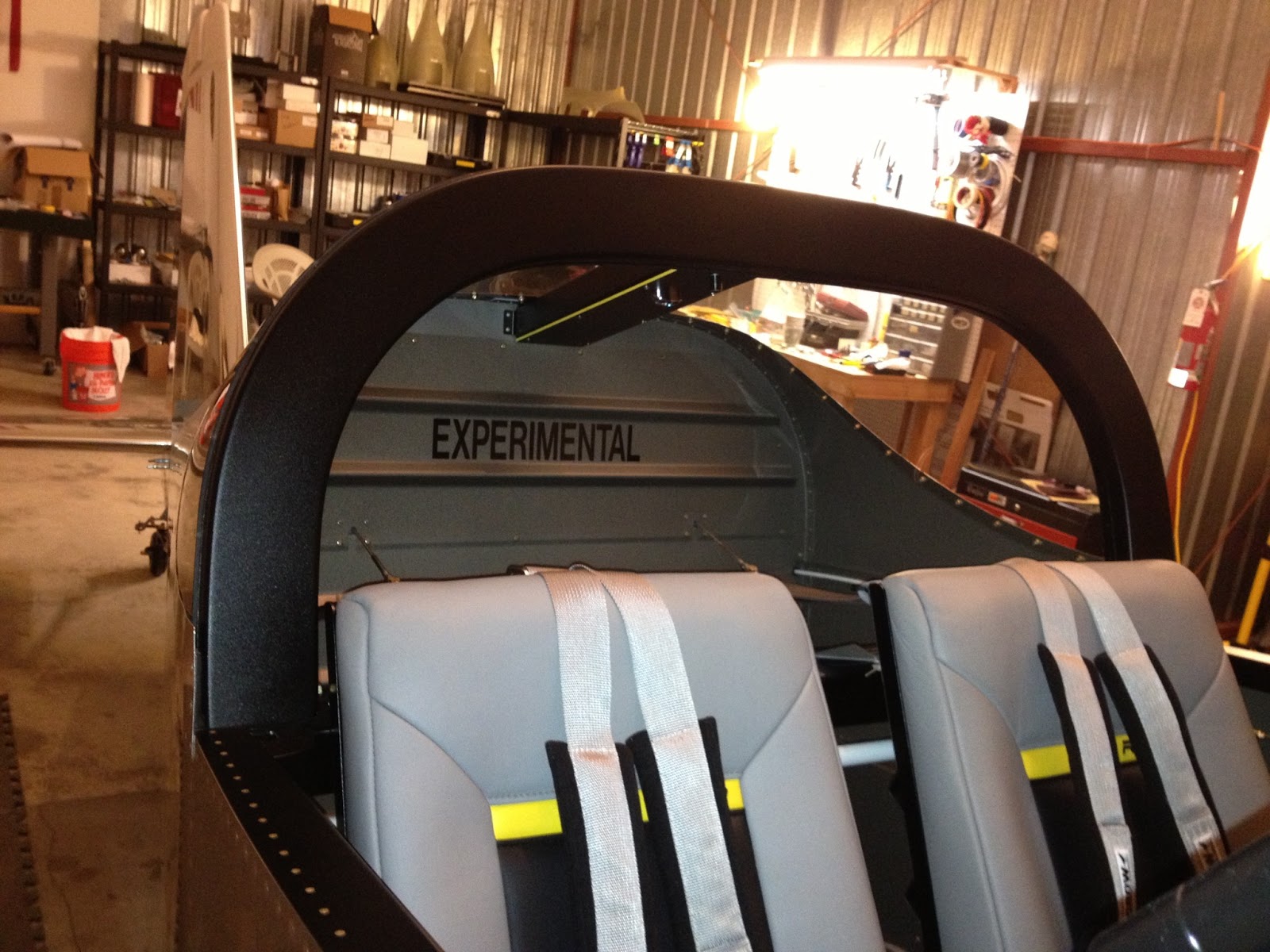 Chad and Bekah's RV-7: Finished Panel and Interior